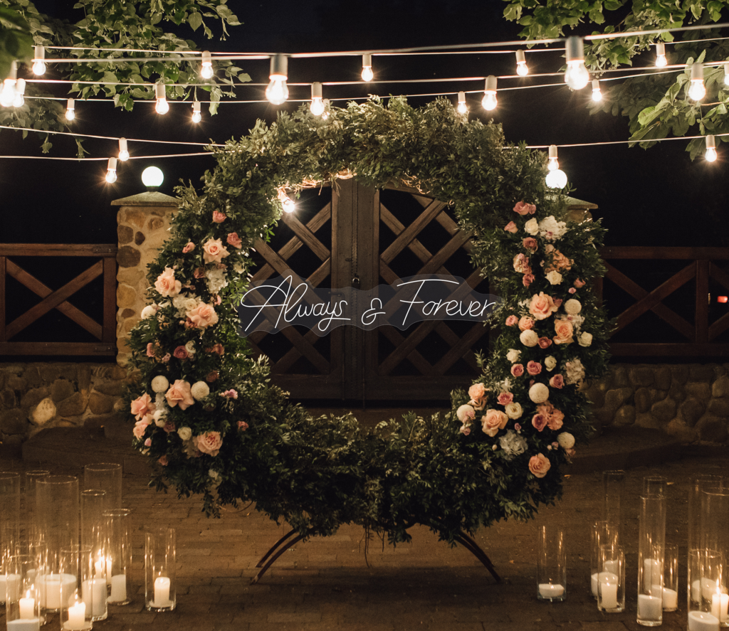 Always and Forever - Illume Art - Custom Neon Sign and Sign Rentals